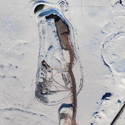 Mary River - Iron Ore Mine in Pond Inlet, Canada (Google Maps)