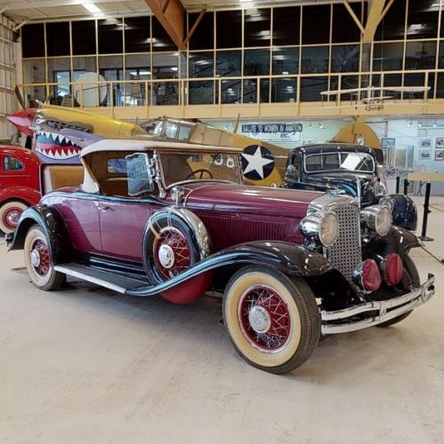 1931 Chrysler Eight Deluxe Roadster in Santa Teresa, NM (Google Maps)