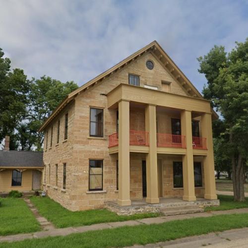 Jeremiah Wood House in Sabula, IA (Google Maps)