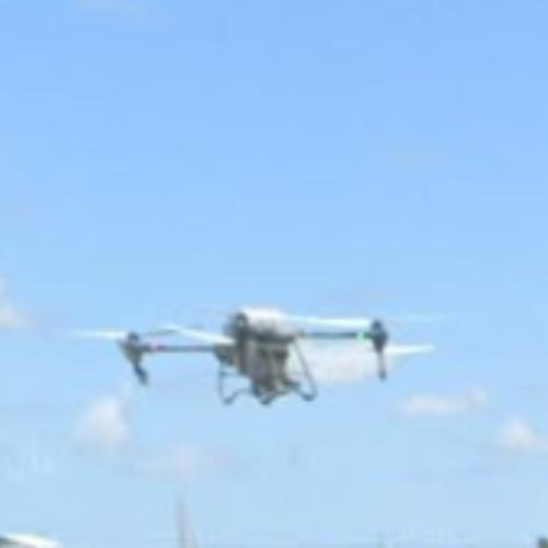 Drone in Chiayi City, Taiwan (Google Maps)