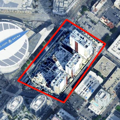 Graffiti Towers in Los Angeles, CA (Google Maps)