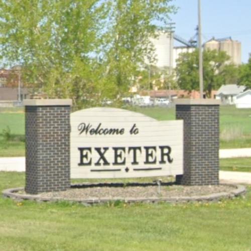 Welcome to Exeter in Exeter, NE (Google Maps)