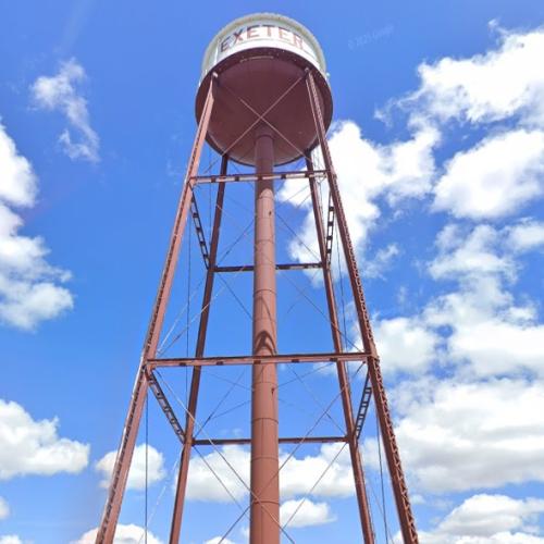 Exeter water tower in Exeter, NE - Virtual Globetrotting