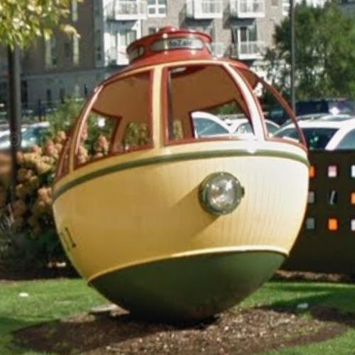 'Trolley Ball' by Lars Fisk in Minneapolis, MN (Google Maps)