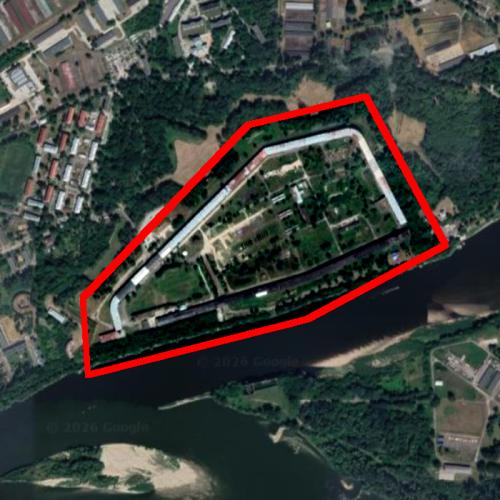 Modlin Fortress in Nowy Dwór Mazowiecki, Poland (Google Maps)