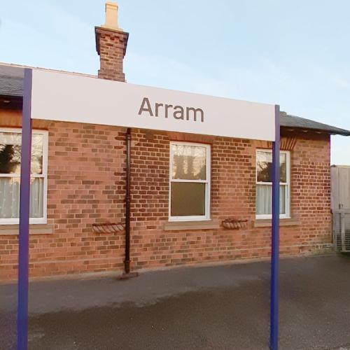 Arram railway station in Leconfield, United Kingdom - Virtual Globetrotting