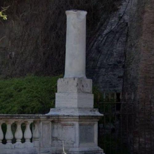 First milestone column of the Via Appia in Rome, Italy (Google Maps)