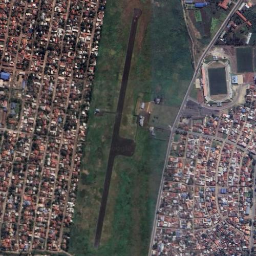 Gisenyi Airport in Gisenyi, Rwanda (Google Maps)