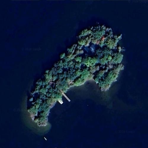 Ant Island in Kirkfield, Canada (Google Maps)