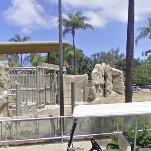 Me at the zoo filming location in San Diego, CA - Virtual Globetrotting