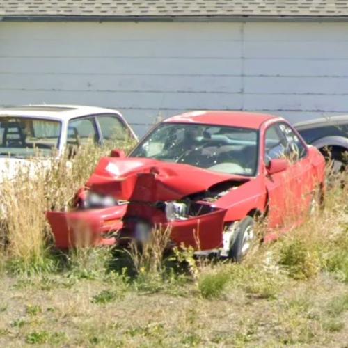 Damaged car in Baker City, OR (Google Maps) (#10)