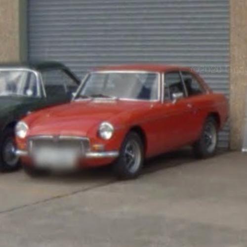 MG MGB in Dunsfold, United Kingdom (Google Maps)