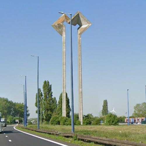 'Signal Monument' by Jacques Moeschal in Hensies, France - Virtual ...