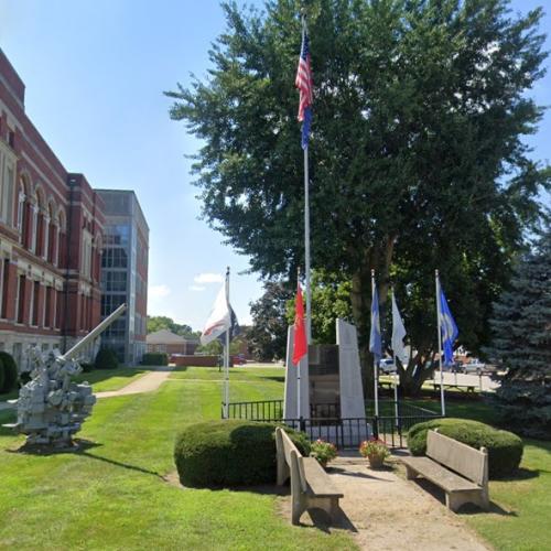 Greene County (Indiana) War Memorial Marker in Bloomfield, IN - Virtual ...