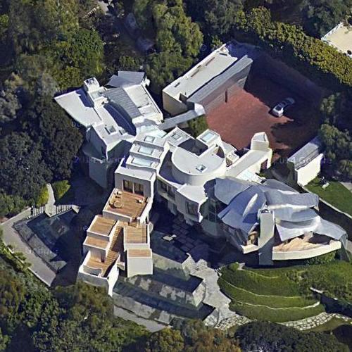 Billionaire Eli Broad's House in Los Angeles, CA (Google Maps)