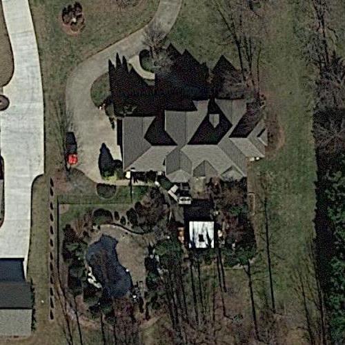 Brian Vickers' House (former) in Trinity, NC - Virtual Globetrotting