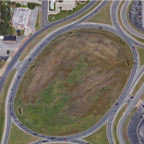 Benbrook Traffic Circle in Fort Worth, TX (Google Maps)