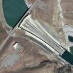 Oldman River Dam in Canada (Google Maps)