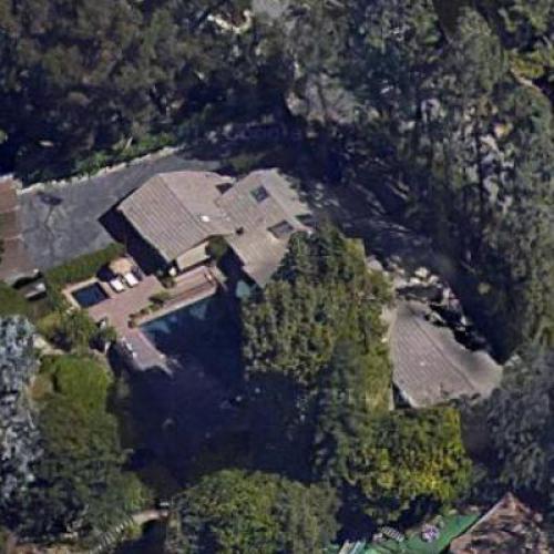 Tony Franciosa's House (former) in Los Angeles, CA (Google Maps)