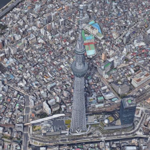 Tokyo Sky Tree in Tokyo, Japan (Google Maps)