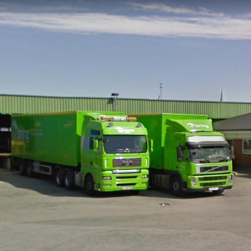 Bring Express trucks in Haugesund, Norway - Virtual Globetrotting